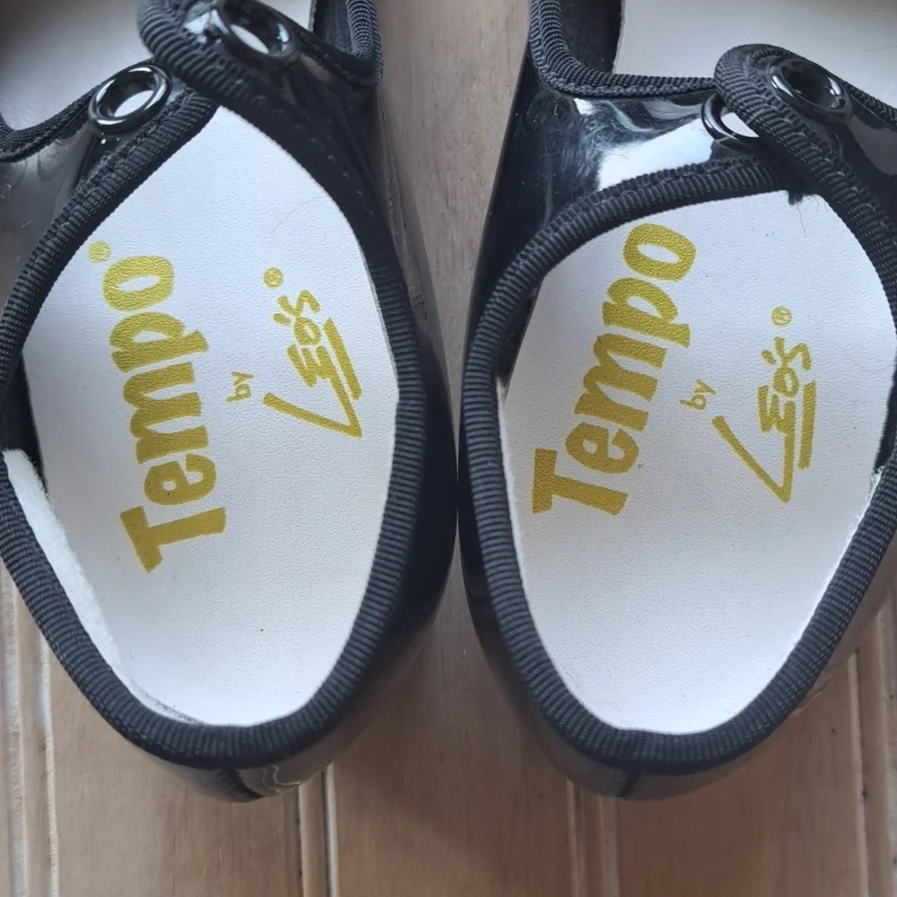 Tempo by Leo's | Shoes | Leos Tempo Toddler Tap Dance Black Patent ...